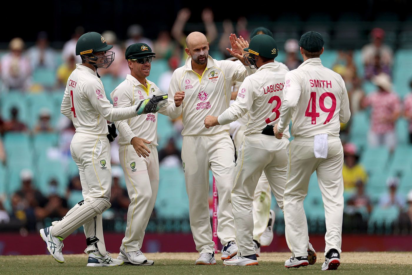 Nathan Lyon celebrates his breakthrough | ESPNcricinfo.com