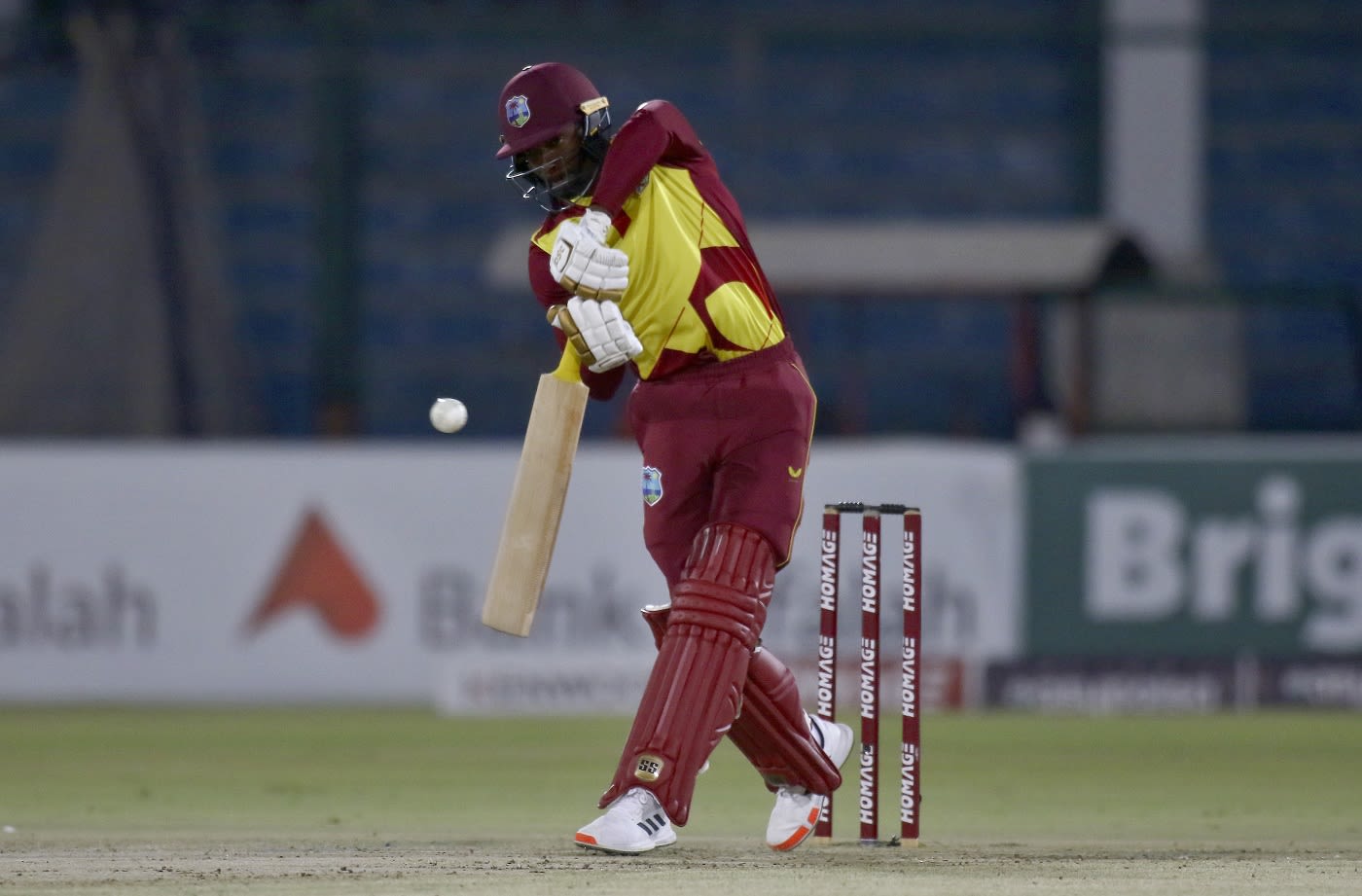 Shamarh Brooks in action | ESPNcricinfo.com