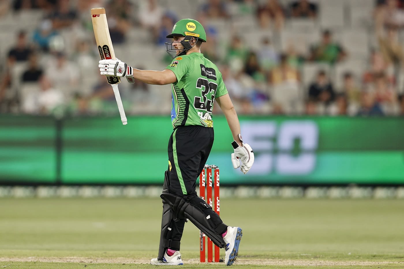 Joe Clarke celebrates his half-century | ESPNcricinfo.com