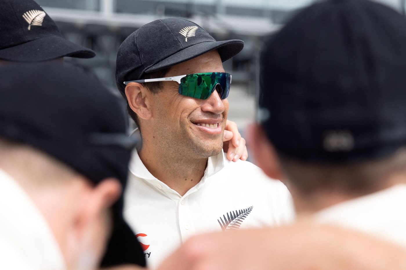 Ross Taylor is all smiles as New Zealand prepare to head out for what ...