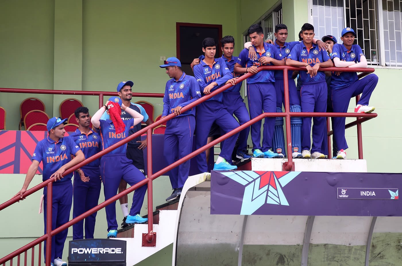 India Under-19 players look on | ESPNcricinfo.com