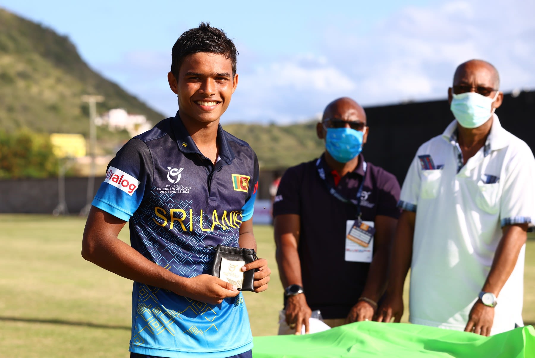 Dunith Wellalage turned in a key performance with bat and ball ...