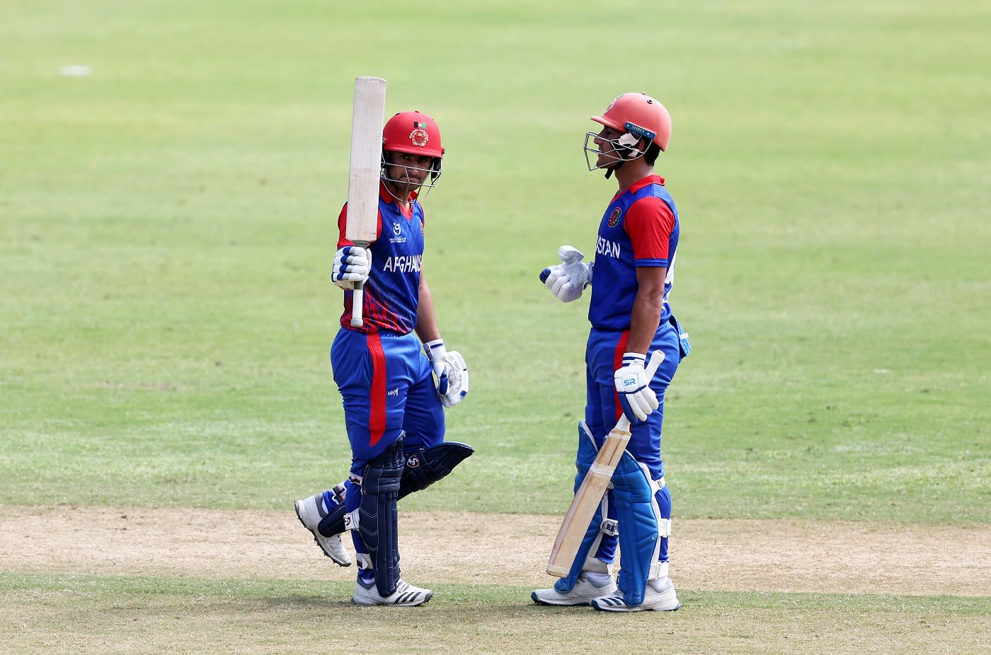 Suliman Safi celebrates his fifty | ESPNcricinfo.com