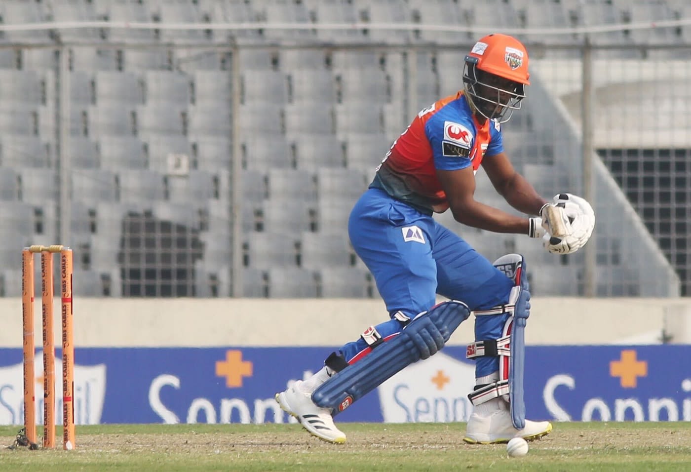 Andre Fletcher guides the ball into the off side | ESPNcricinfo.com