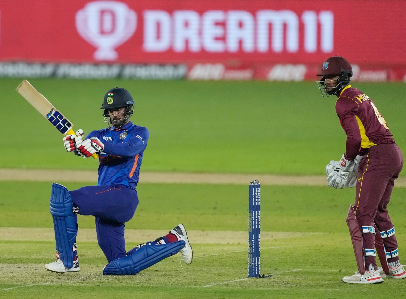 Deepak Hooda plays a sweep | ESPNcricinfo.com