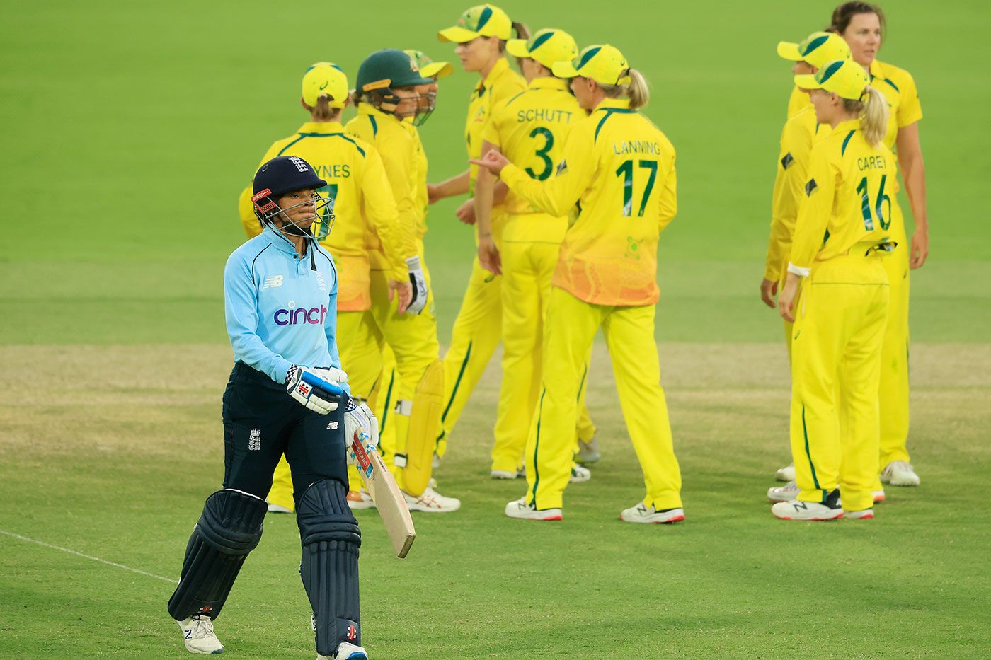 Sophie Dunkley walks off | ESPNcricinfo.com