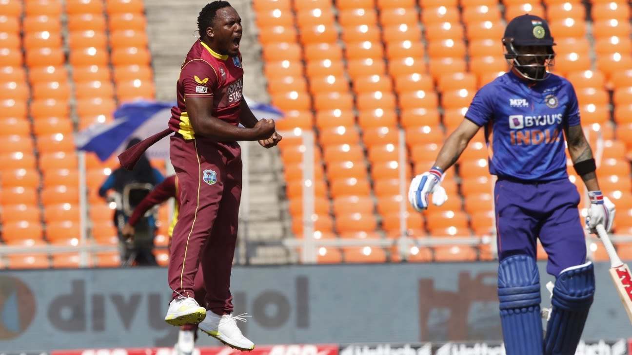 IND vs WI - 2nd ODI - Odean Smith makes a splash in his maiden outing ...
