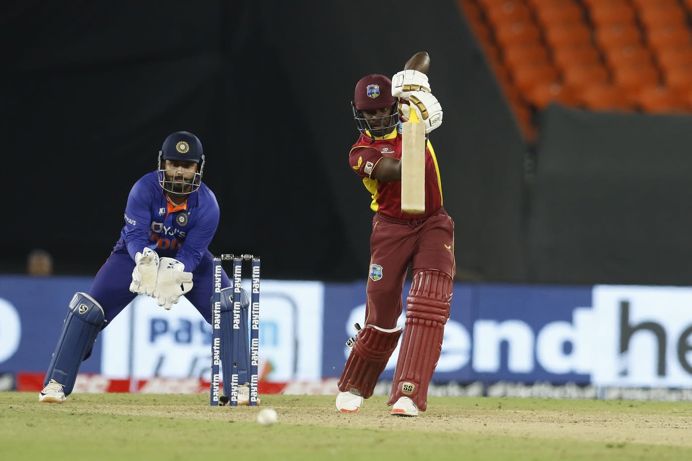 Shamarh Brooks drives down the ground | ESPNcricinfo.com