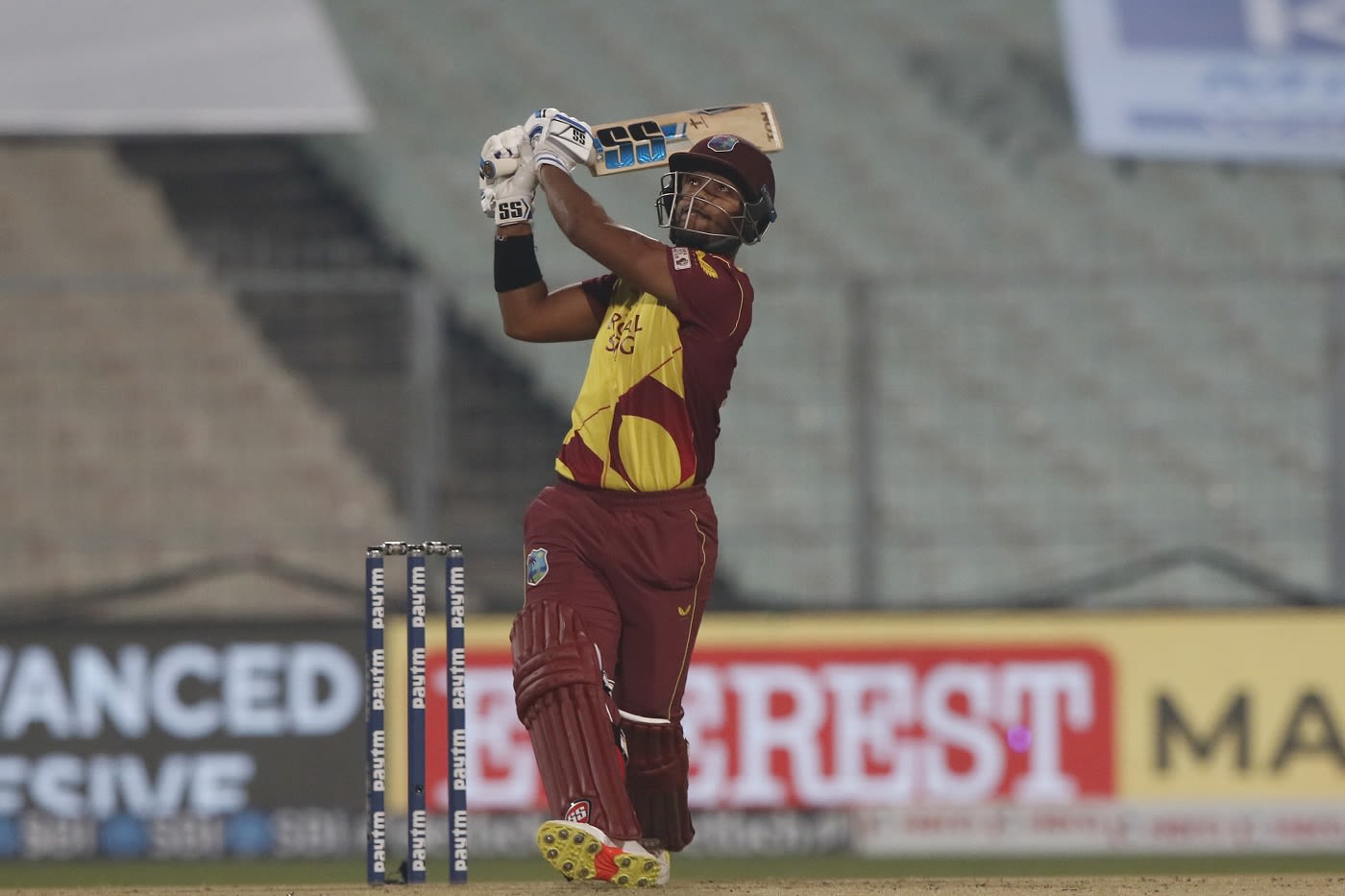 Nicholas Pooran hits one high and long | ESPNcricinfo.com