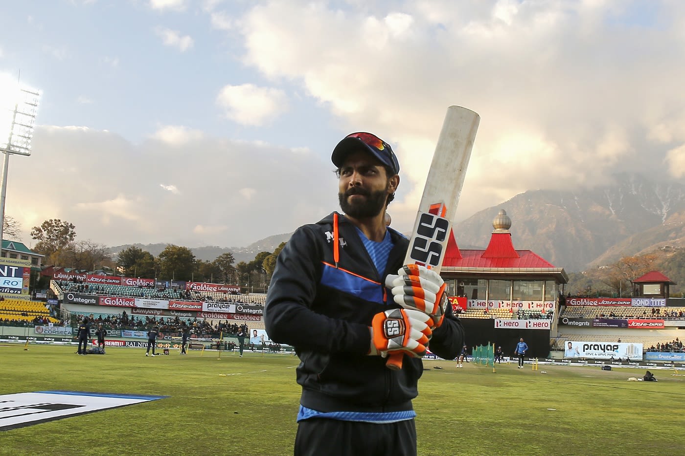 Ravindra Jadeja poses before the start of the match | ESPNcricinfo.com