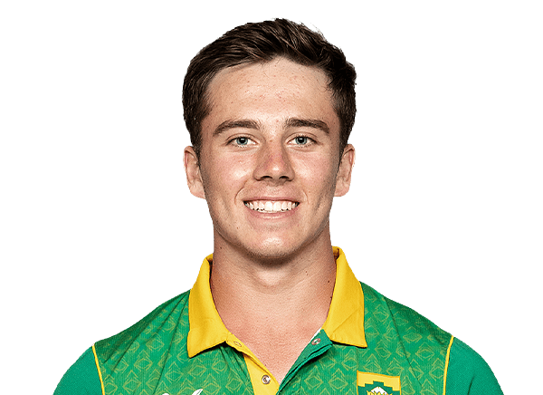 Dewald Brevis, player page headshot cutout 2022 | ESPNcricinfo.com