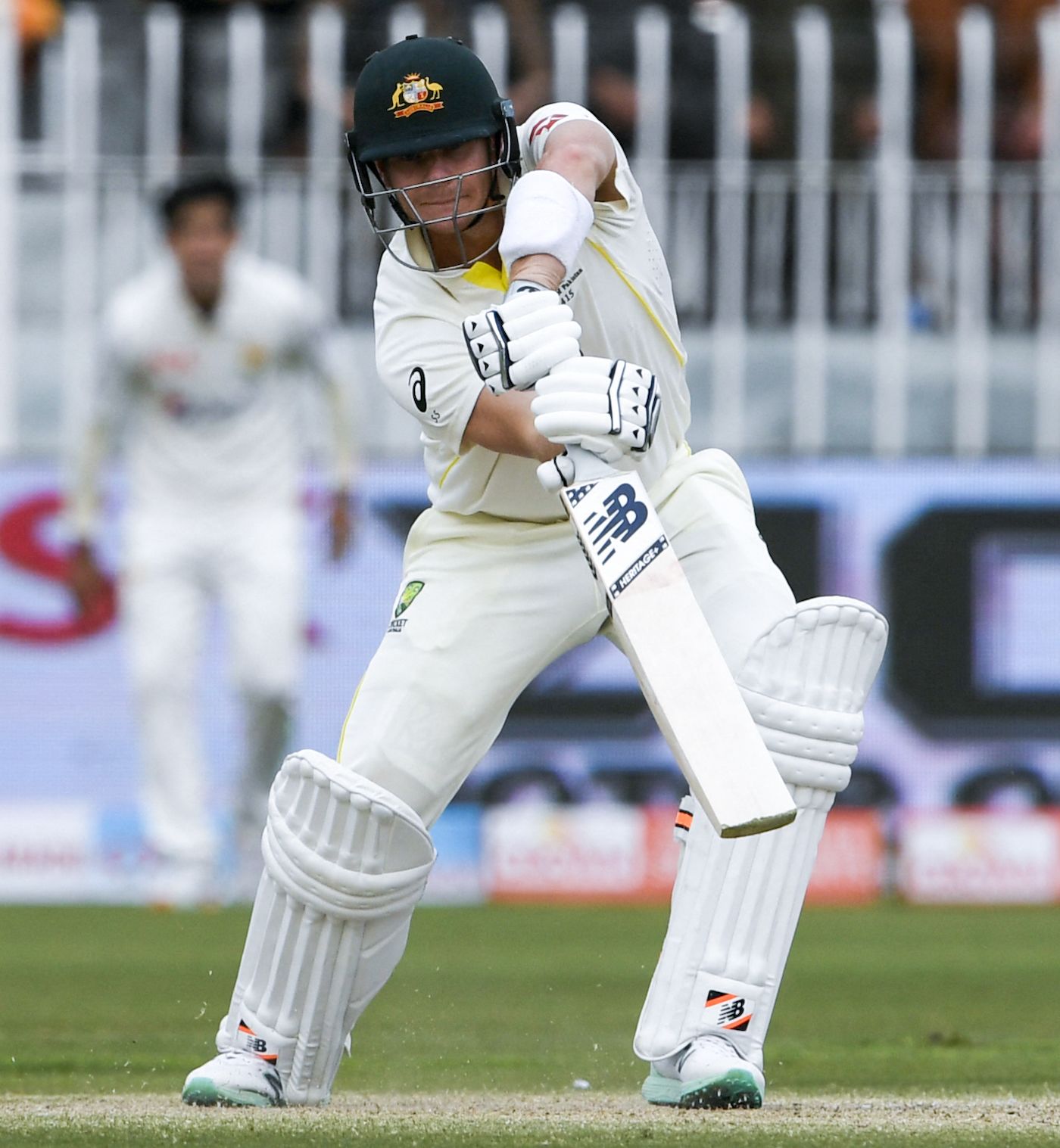 Steven Smith angles the ball away towards point | ESPNcricinfo.com