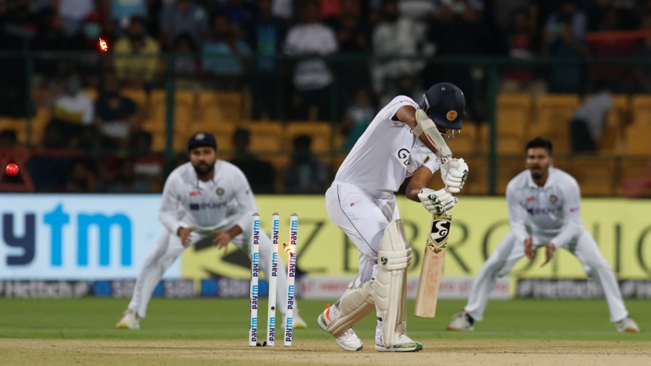 Ind vs SL, 2nd Test - Stats - Most wickets on opening day of a Test in ...