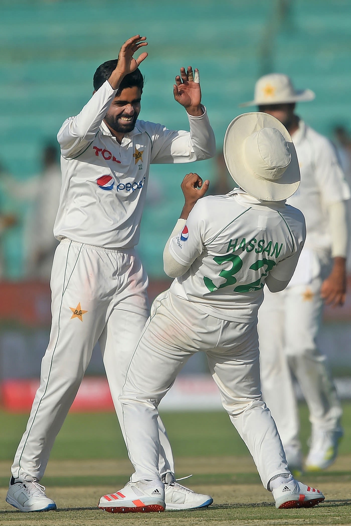 Babar Azam celebrates the wicket of Alex Carey | ESPNcricinfo.com