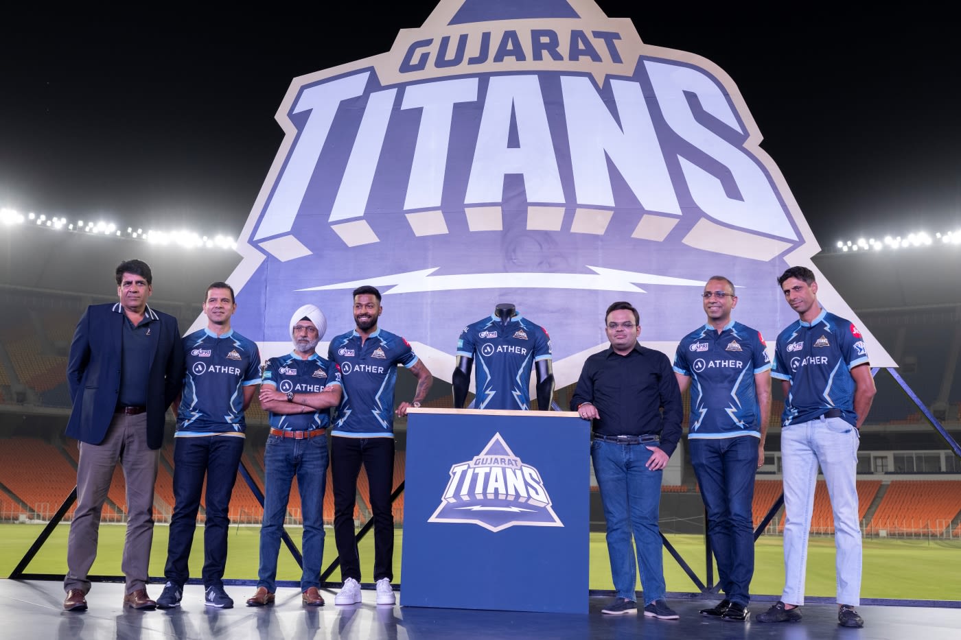 The launch of Gujarat Titans' jersey | ESPNcricinfo.com