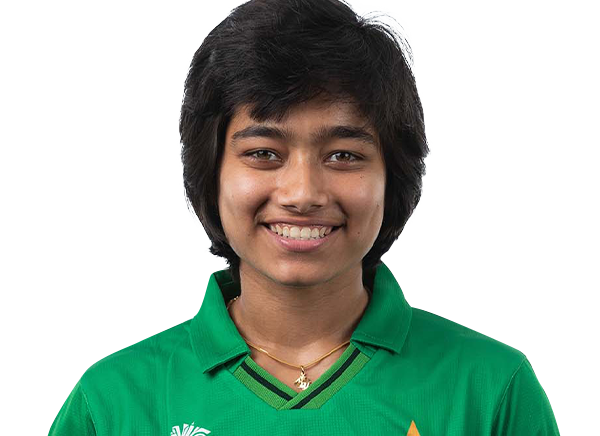 Fatima Sana, player page headshot cutout 2022 | ESPNcricinfo.com