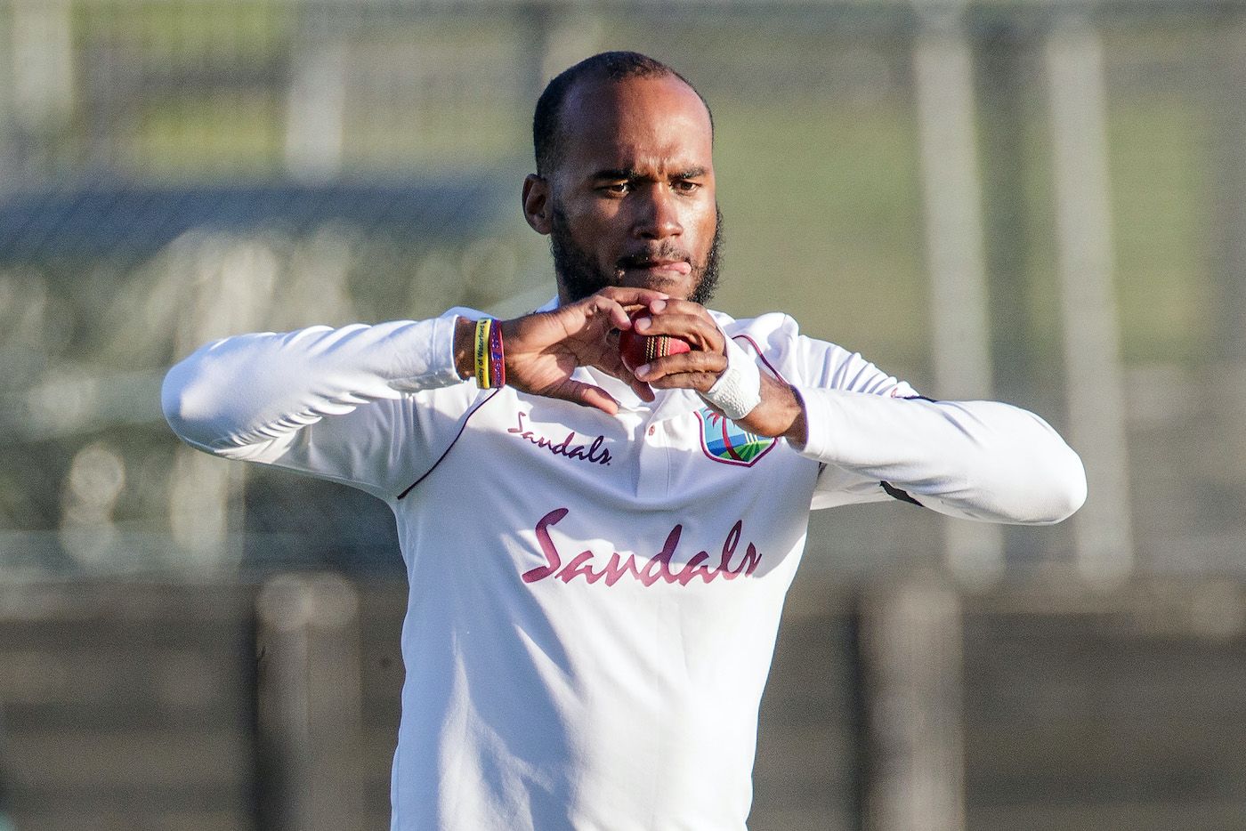 Kraigg Brathwaite prepares to bowl | ESPNcricinfo.com