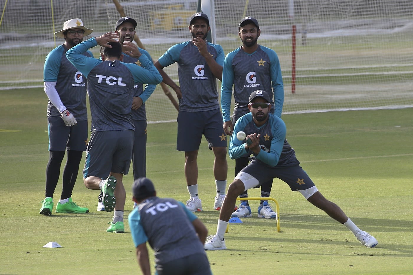 Babar Azam trains with the Pakistan team ahead of the ODIs ...