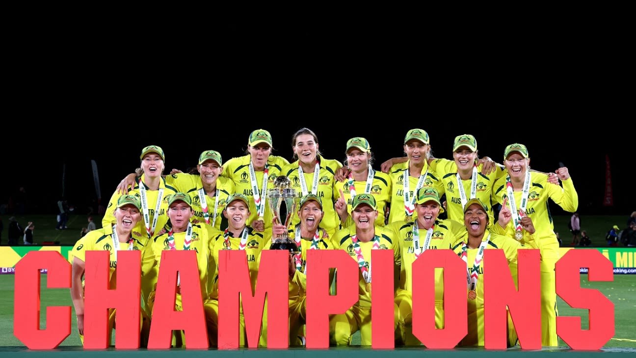 Women's ODI World Cup prize money rises from USD 3.5 million to 13.88 ...