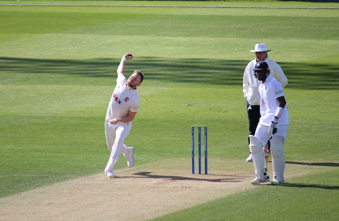 Sam Cook runs in to bowl versus Kent | ESPNcricinfo.com