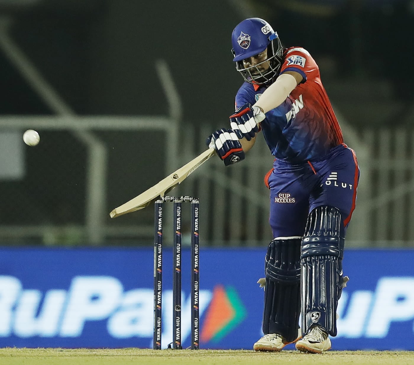 Prithvi Shaw hits one through the off side | ESPNcricinfo.com