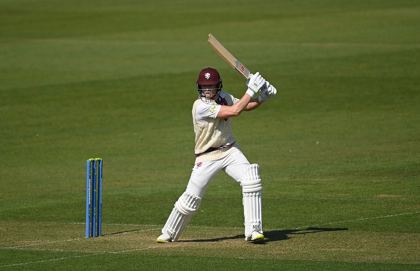 Tom Abell had reached an unbeaten fifty by tea | ESPNcricinfo.com