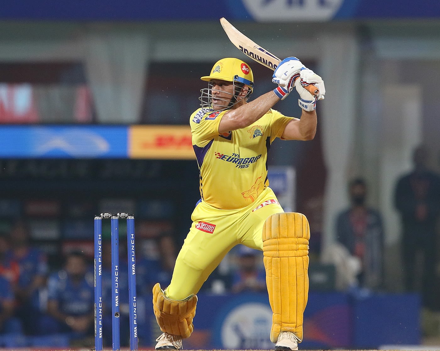 MS Dhoni strikes one over the off side | ESPNcricinfo.com