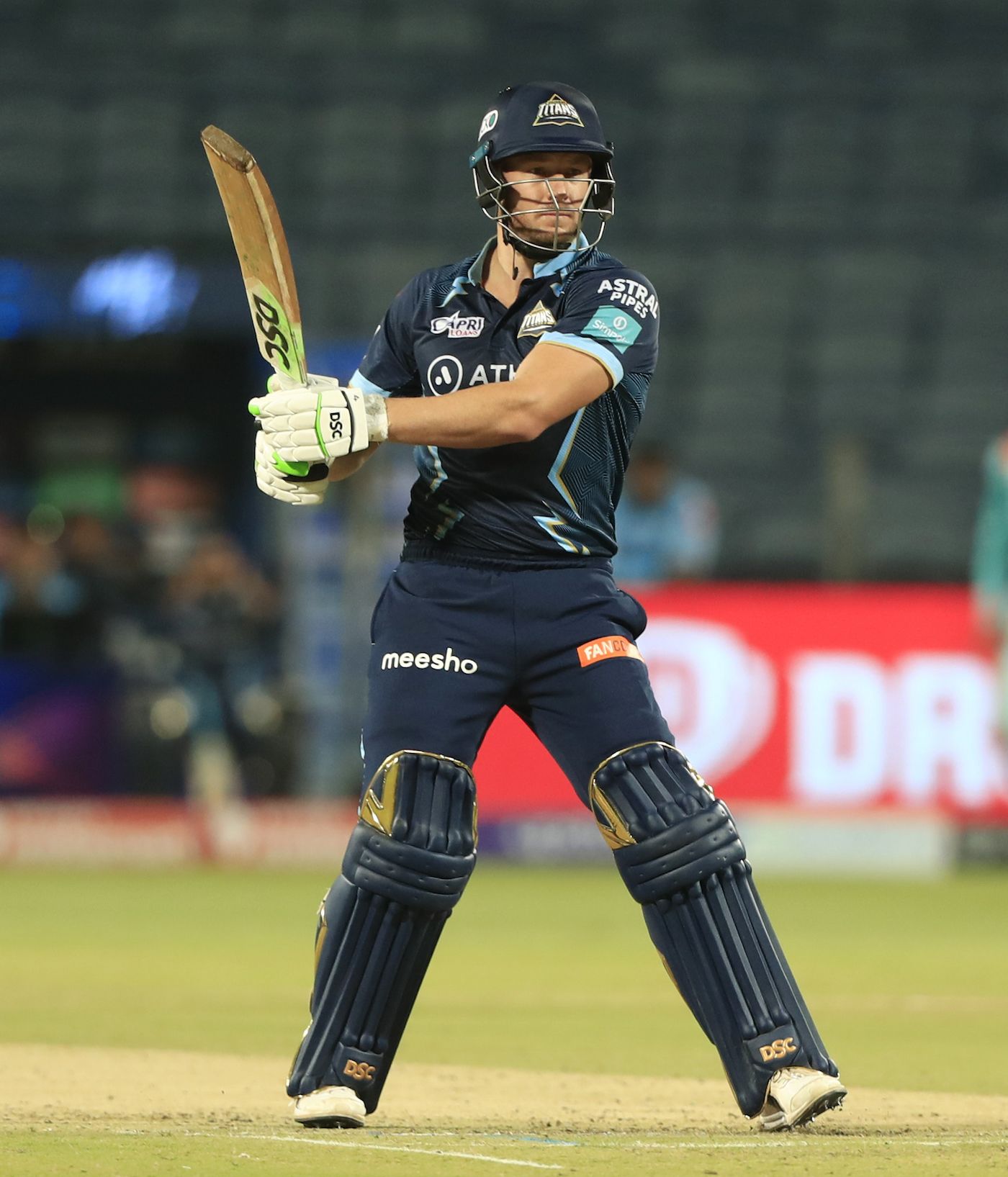 It was a struggle for David Miller as he took 24 balls to score 26 ...