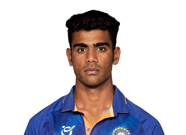 Rajvardhan Hangargekar, player page headshot cutout 2022 | ESPNcricinfo.com