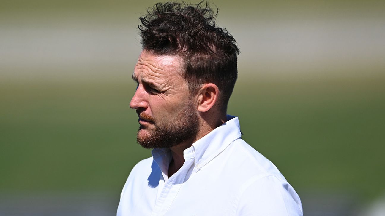 Brendon McCullum expected to be named as England Test coach | ESPNcricinfo