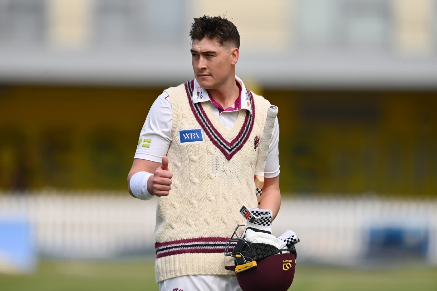 Matt Renshaw leaves the field after being bowled by Zak Chappell for 94 ...