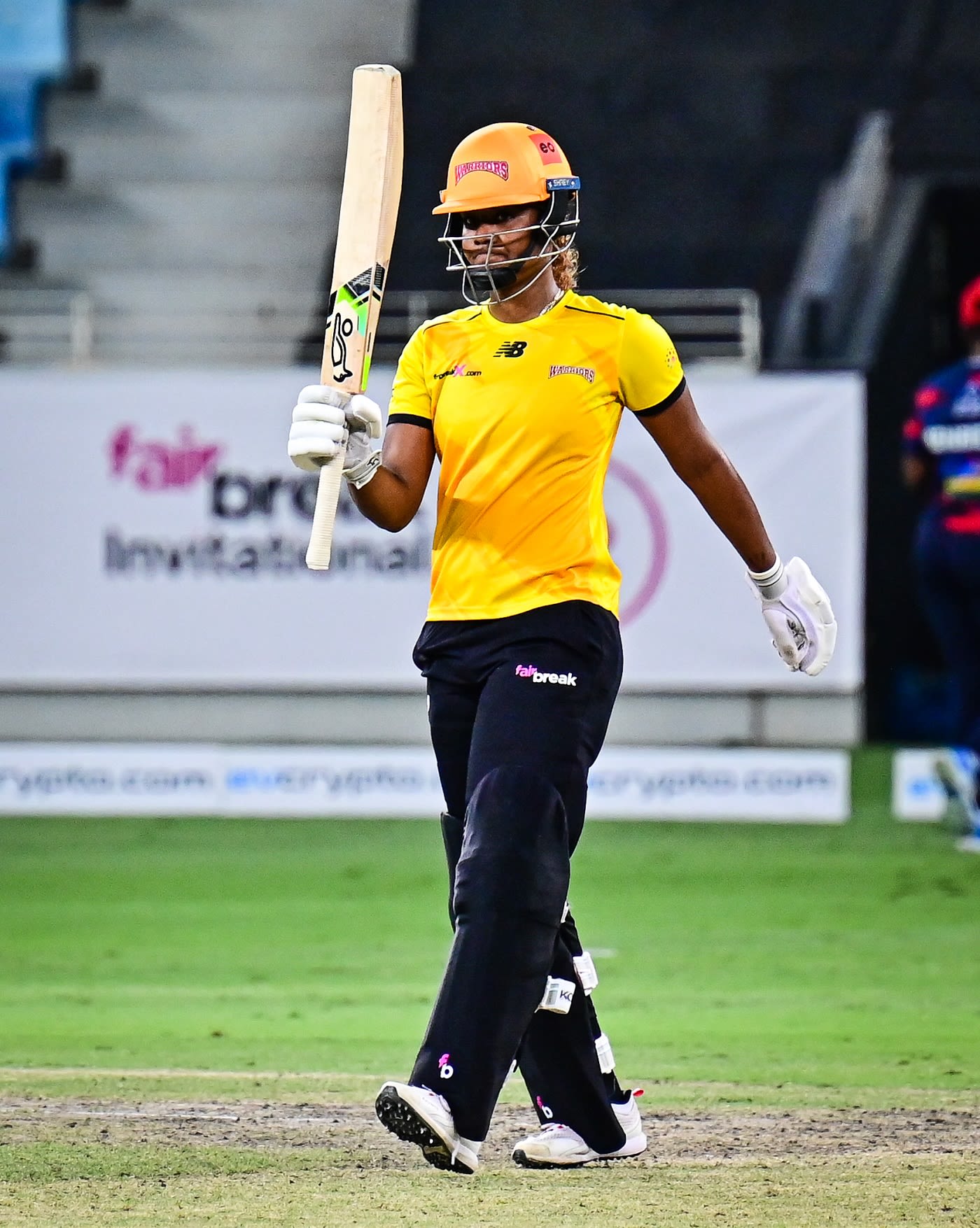 Hayley Matthews brought up her second half-century of the FairBreak ...