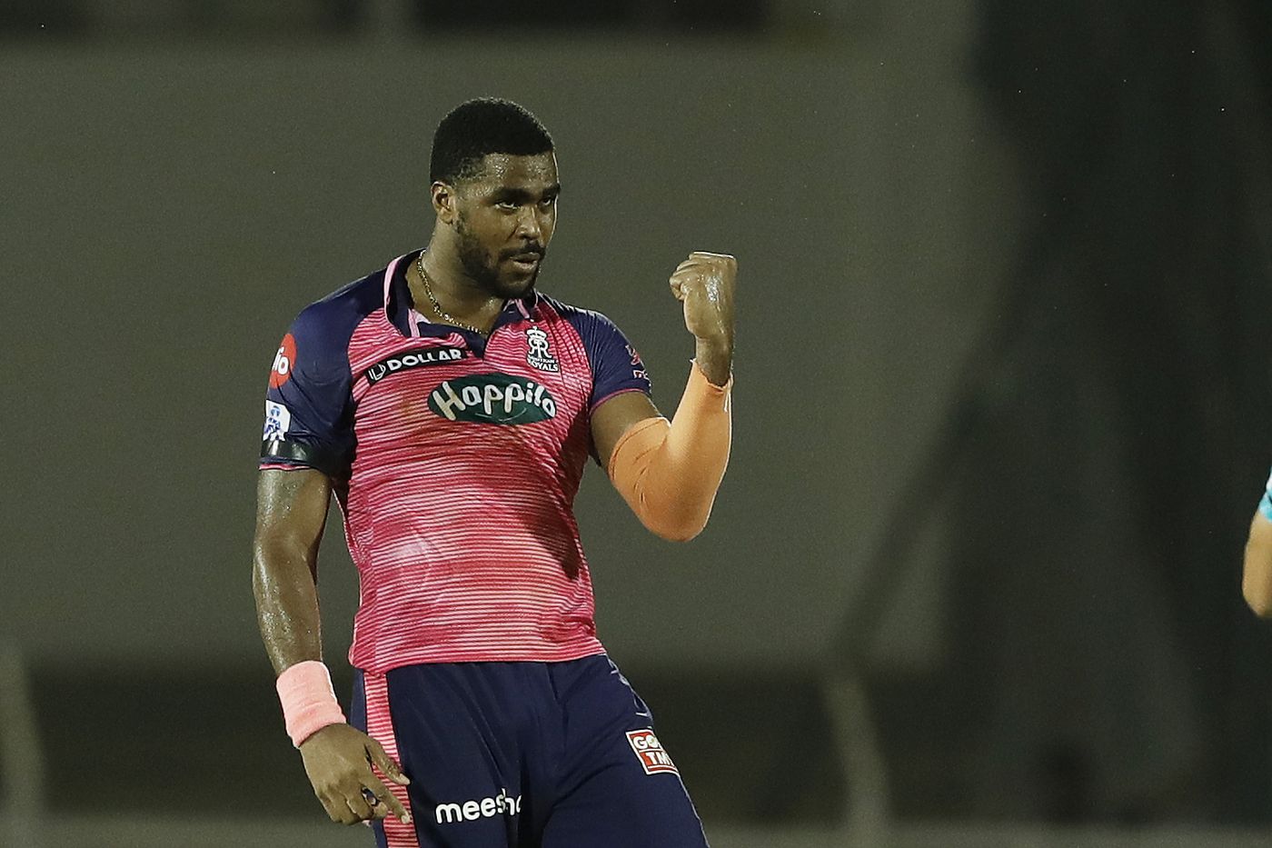 Obed McCoy was effective with his slower balls against Lucknow Super ...