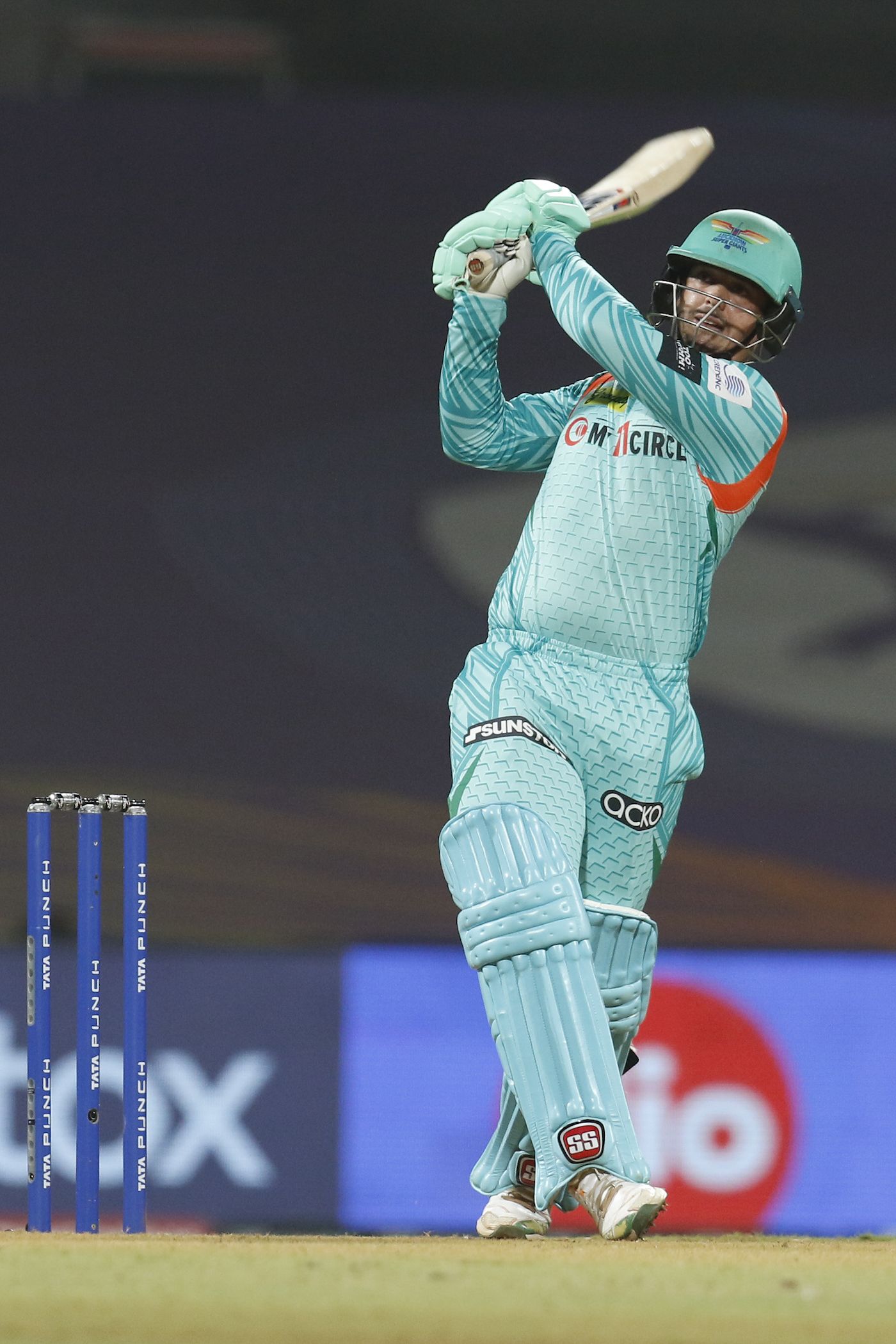 Quinton de Kock was the more aggressive opening partner in a slow Super ...