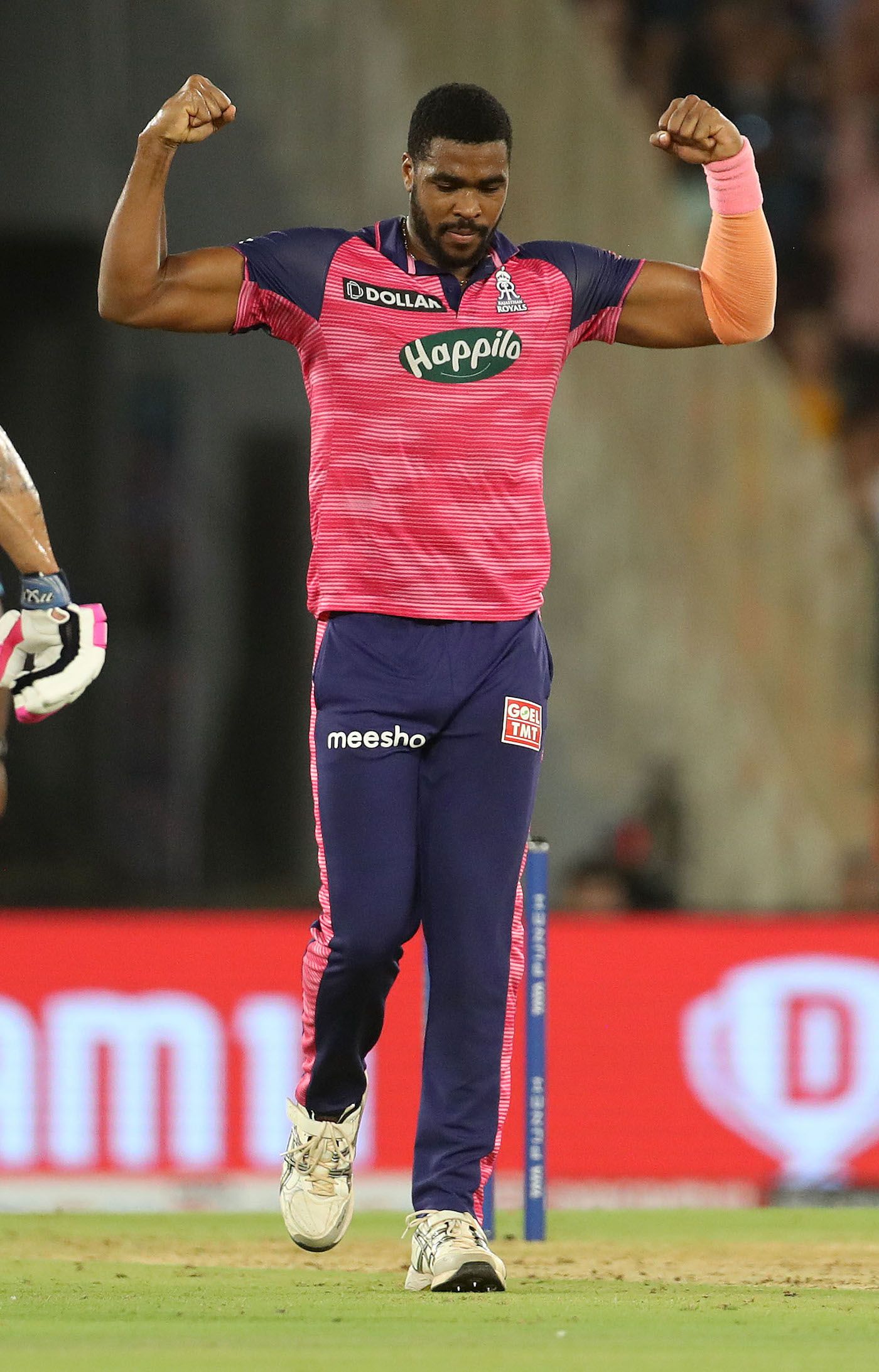 Obed McCoy made a big difference, picking up wickets while keeping it ...