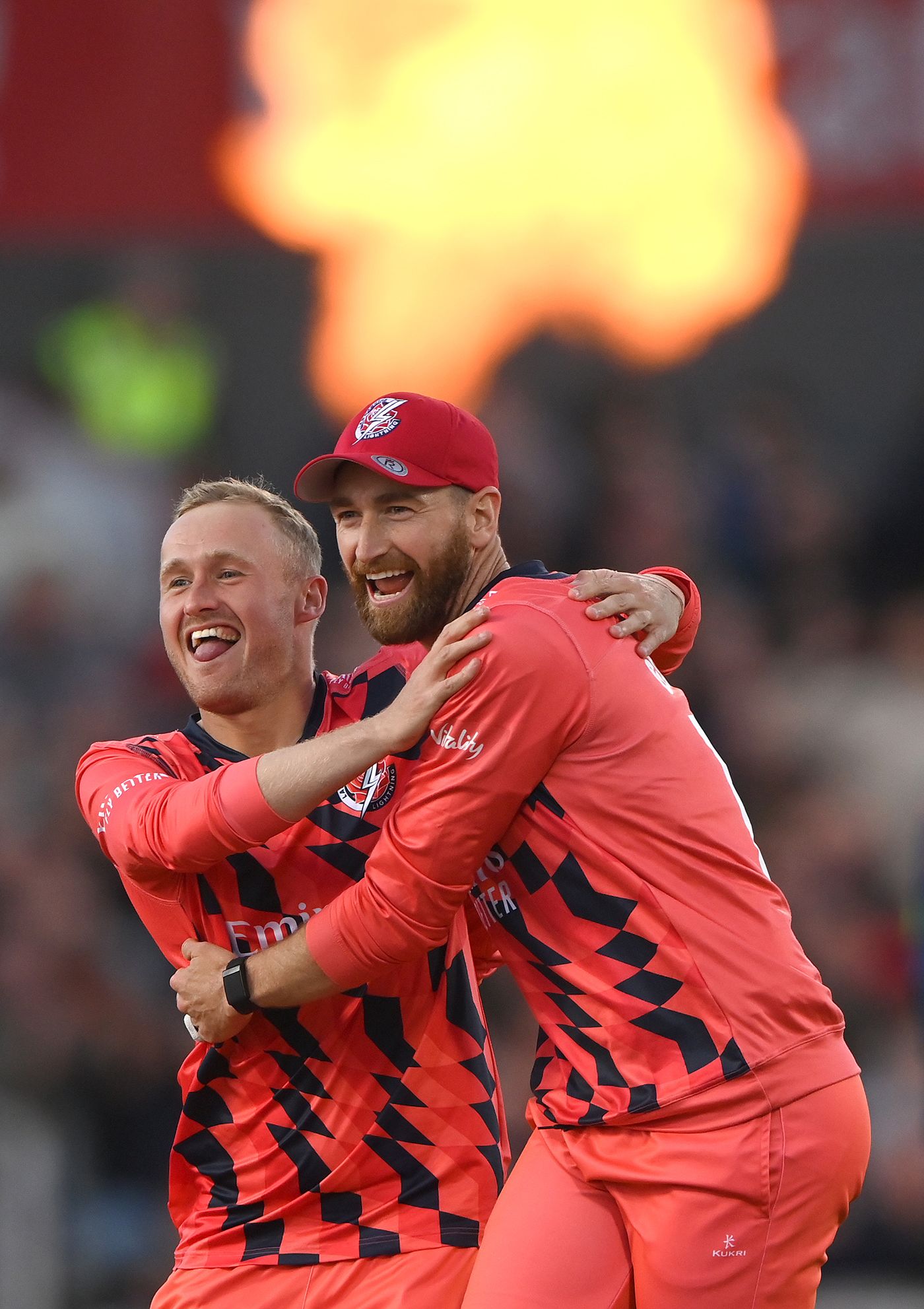 Matt Parkinson and Richard Gleeson celebrate | ESPNcricinfo.com