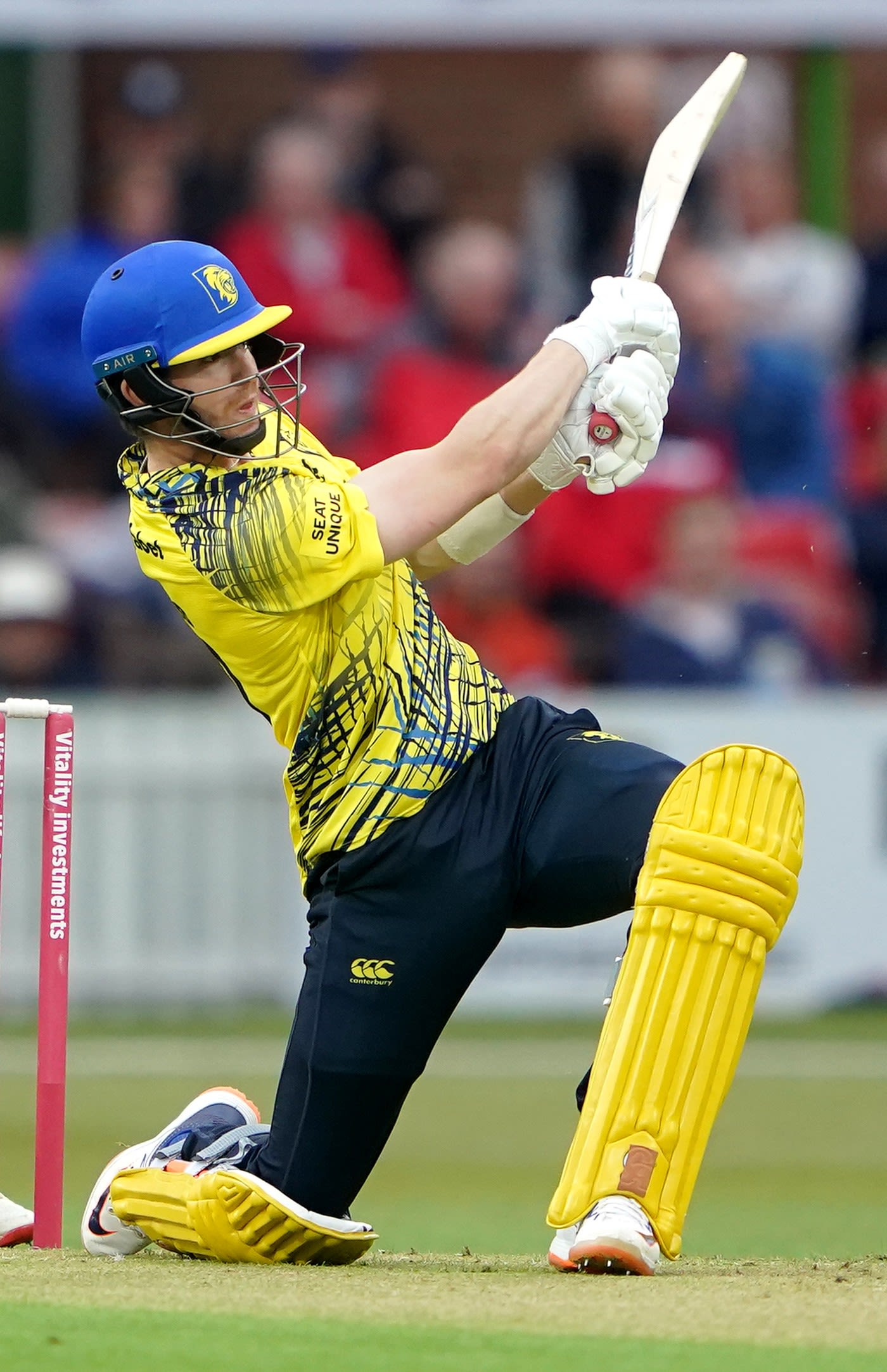 Durham's Michael Jones swings through the leg side | ESPNcricinfo.com