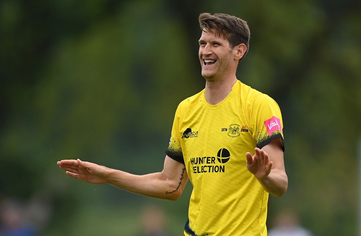 David Payne celebrates with a smile | ESPNcricinfo.com