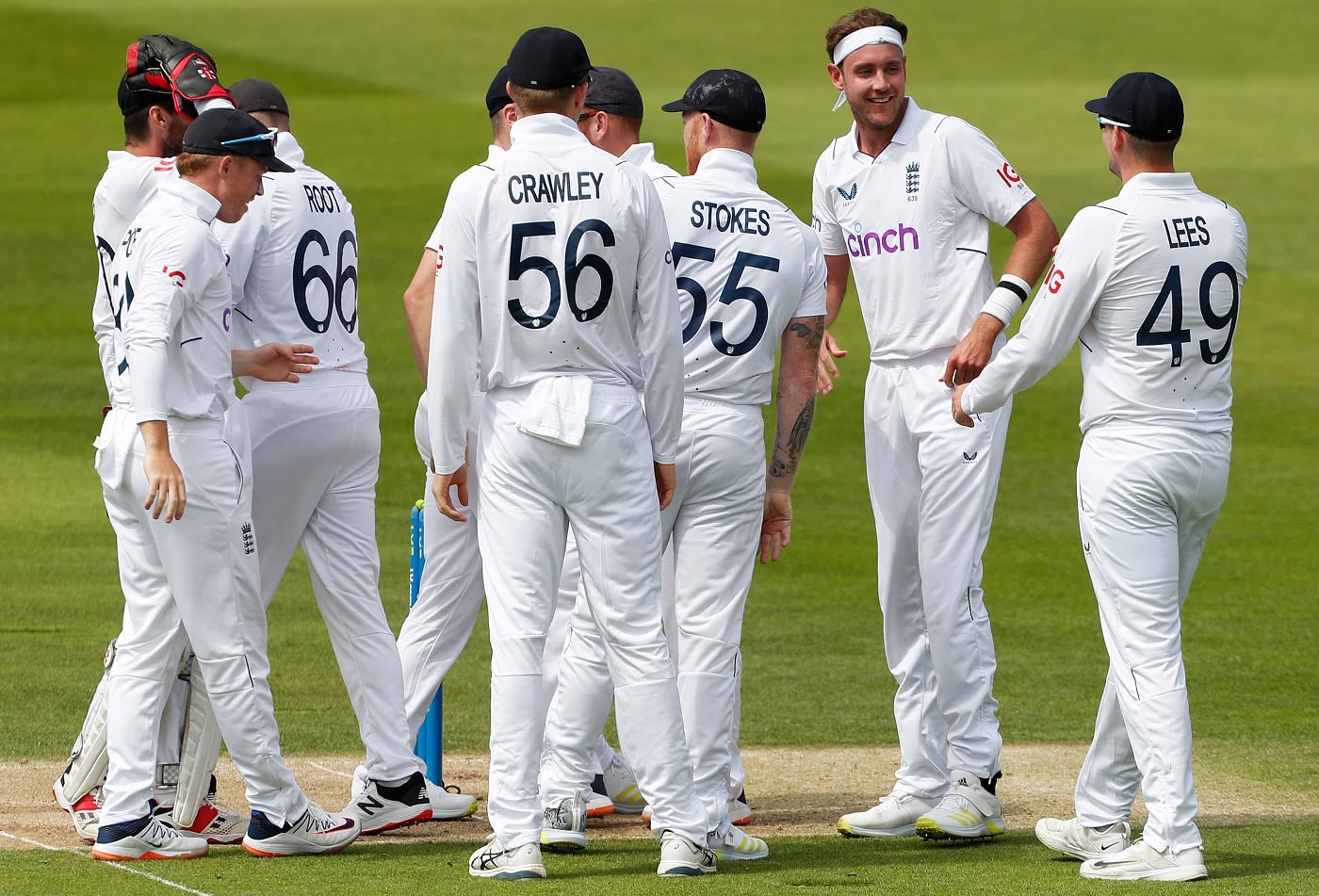 Stuart Broad extended his good head-to-head record against Devon Conway ...