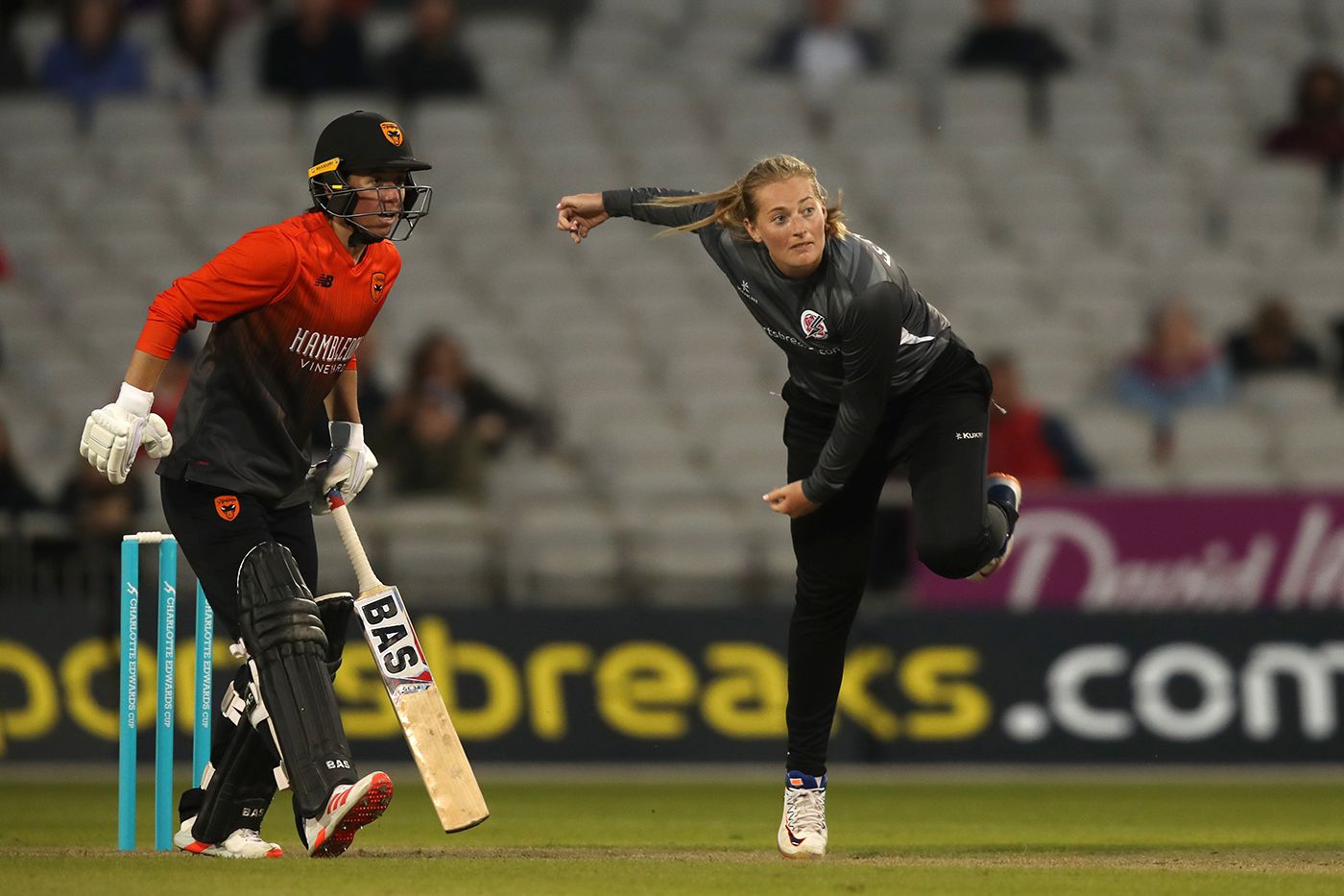Sophie Ecclestone drives through the crease | ESPNcricinfo.com