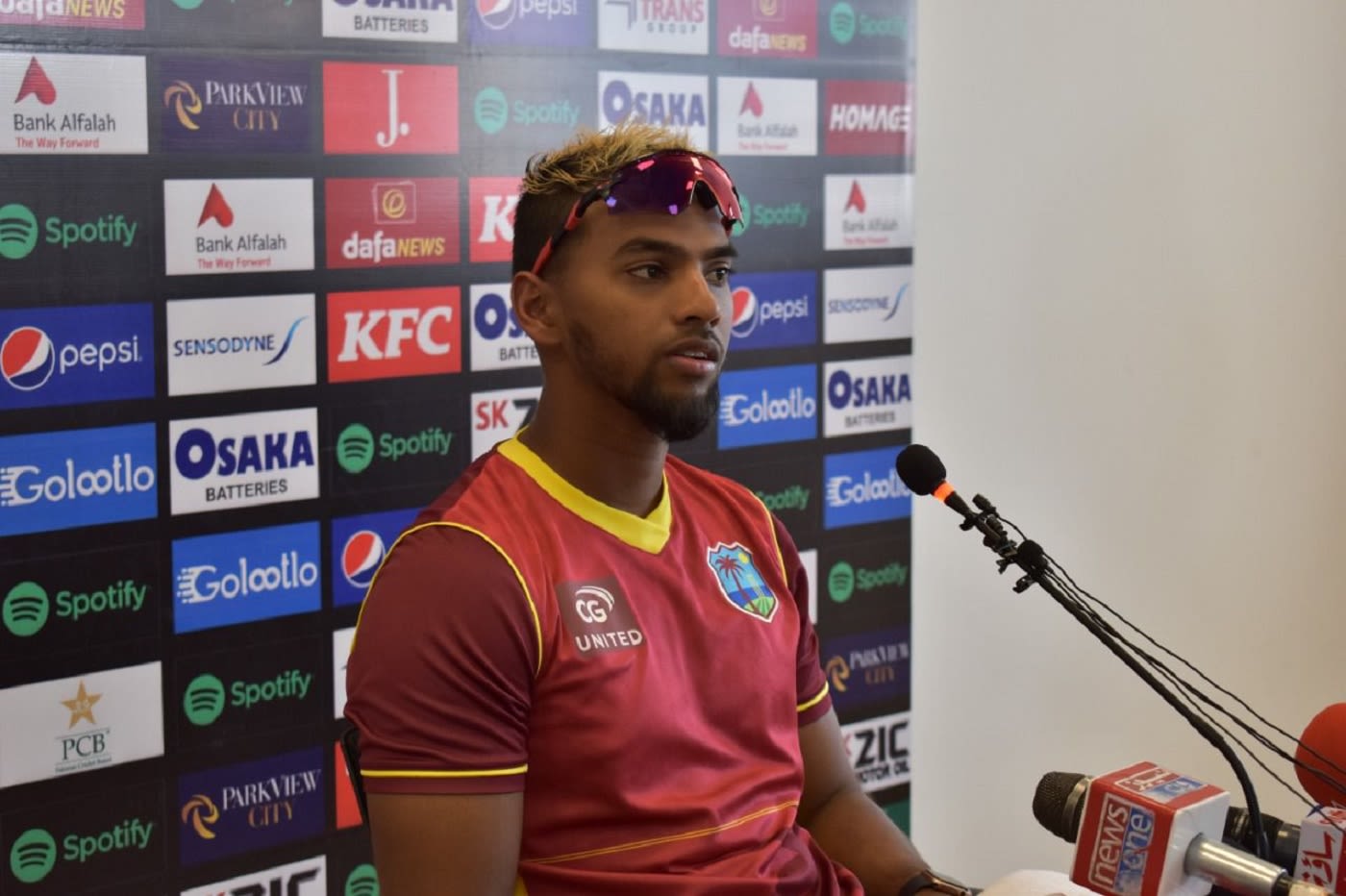 Nicholas Pooran addresses the media in Multan | ESPNcricinfo.com