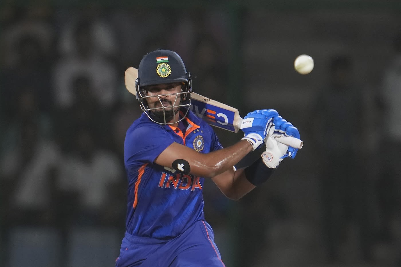 Shreyas Iyer clubs one down the ground | ESPNcricinfo.com