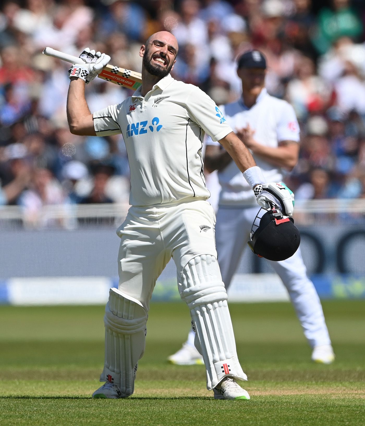 Daryl Mitchell got to his second century, in consecutive innings, on ...