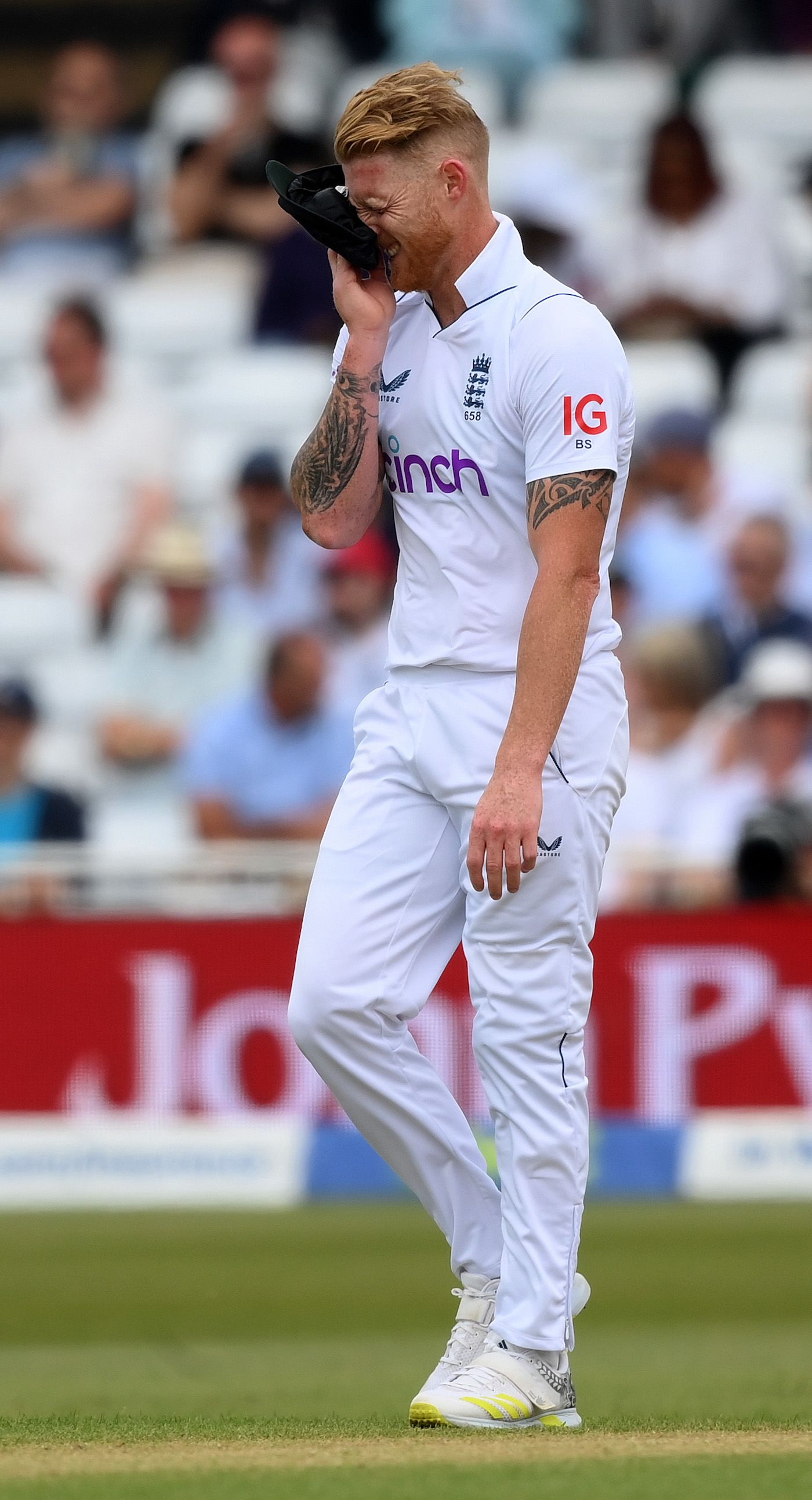 It was largely a frustrating morning for Ben Stokes and England ...