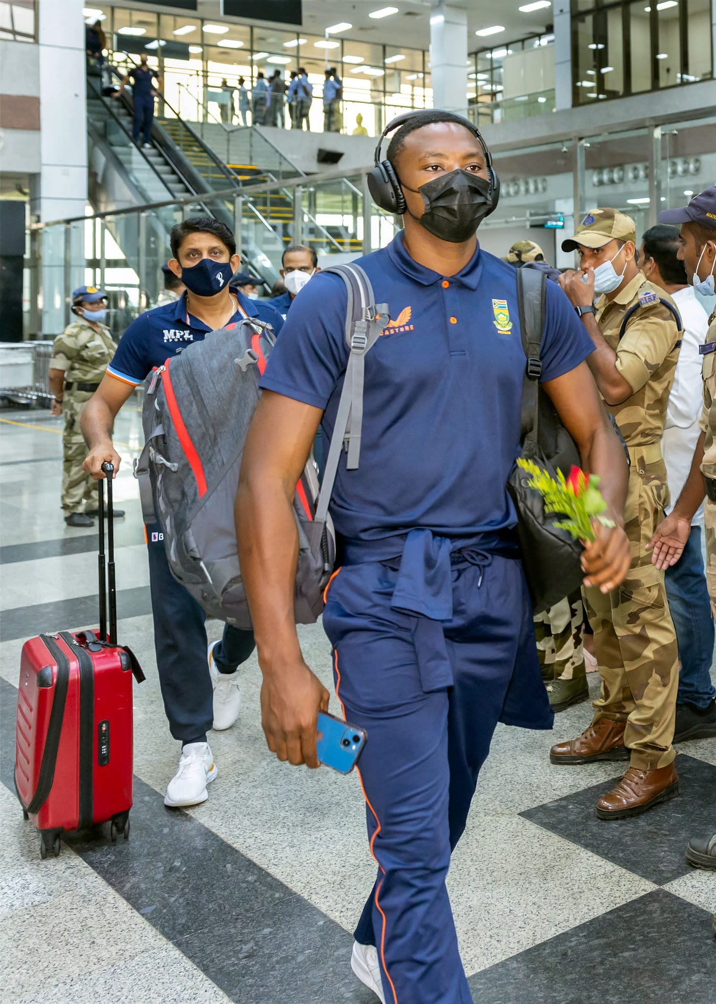 Kagiso Rabada arrives in Vizag | ESPNcricinfo.com
