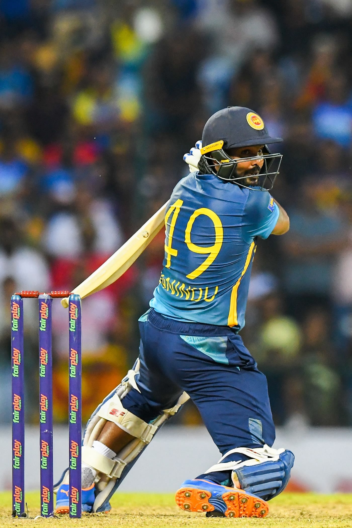 Wanindu Hasaranga hit five successive fours off Jhye Richardson ...