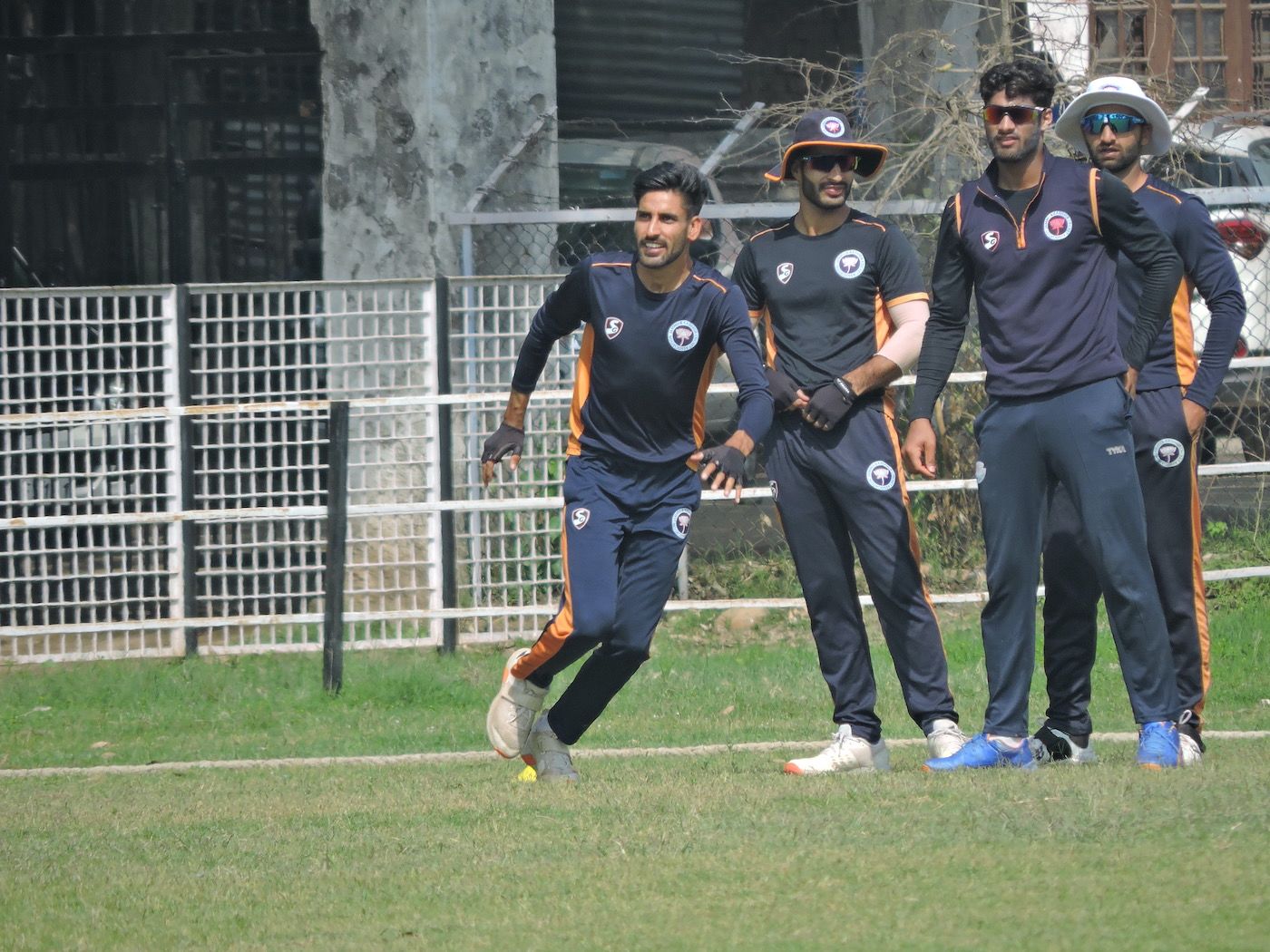 Mujtaba Yousuf and Auqib Nabi at a J&K practice session | ESPNcricinfo.com