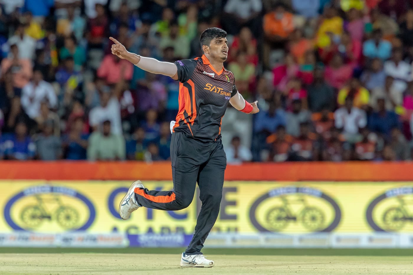 Ajay Krishna celebrates a wicket | ESPNcricinfo.com