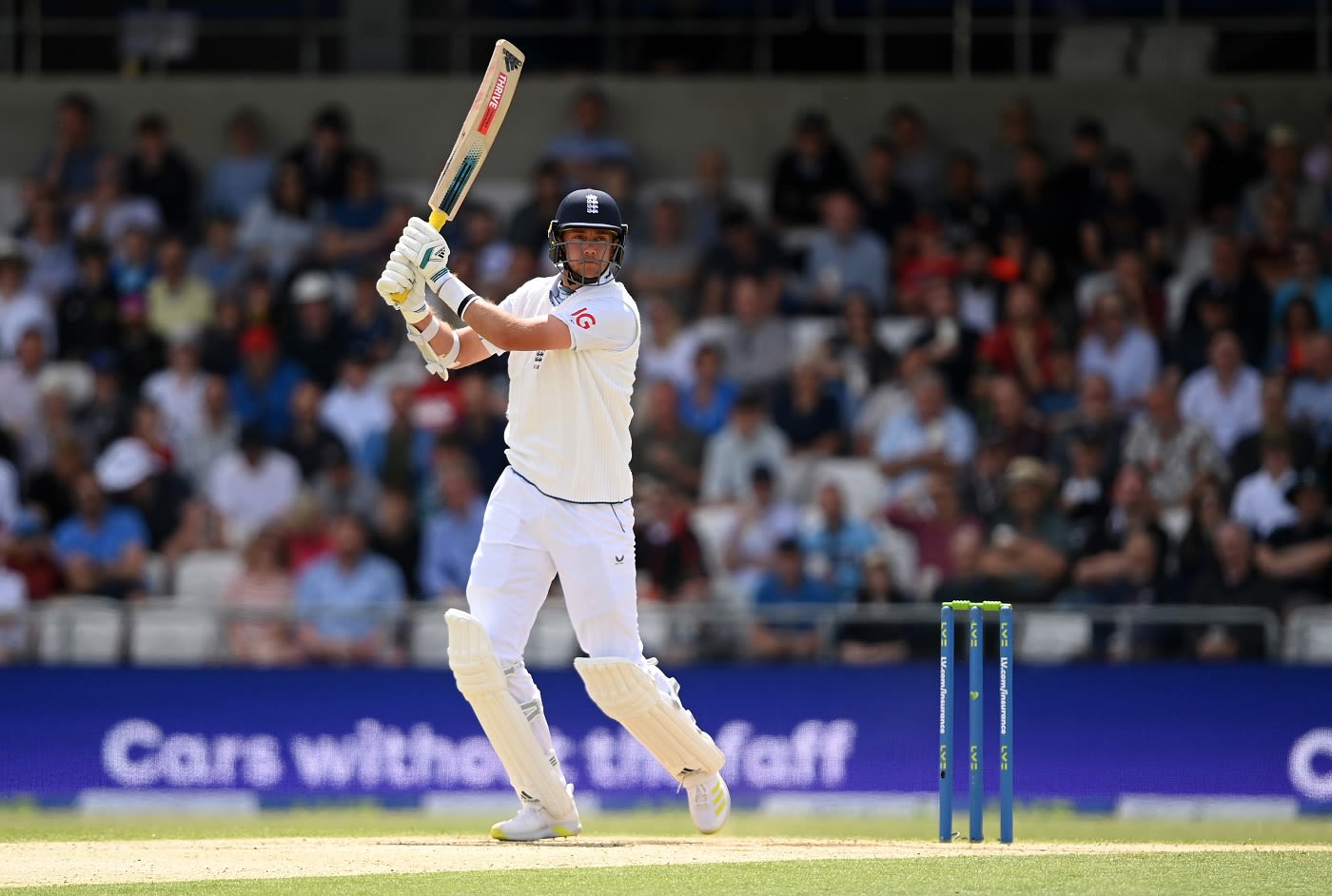 Stuart Broad hits through the off side | ESPNcricinfo.com