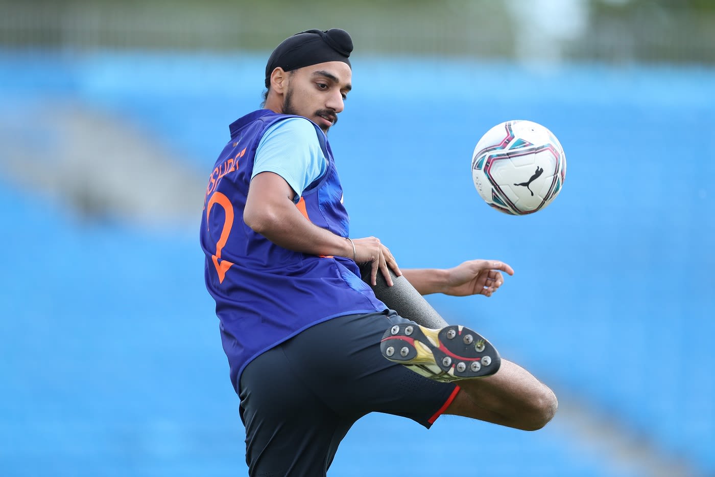 Arshdeep Singh has a kickabout | ESPNcricinfo.com